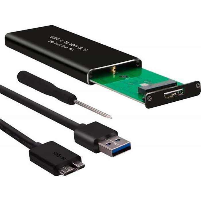 Adapter External SSD Disk M2 SATA Case – iBOLIT
